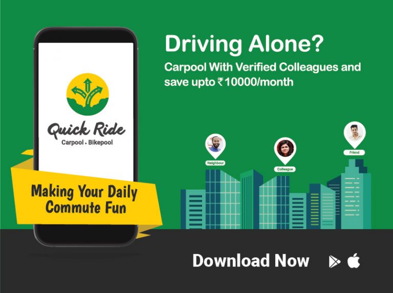 Quick Ride - India’s largest carpool and bike pool app in India