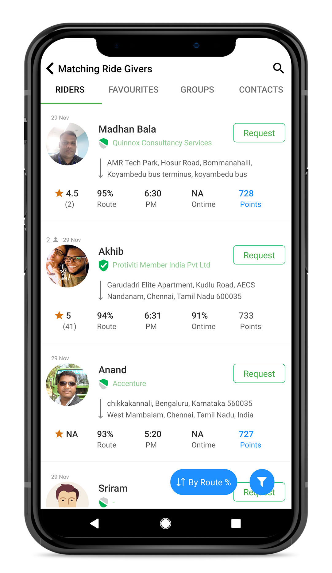 How intercity carpool on Quick Ride is different than BlaBlaCar?
