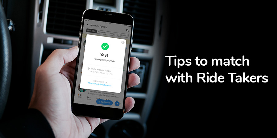 Top 7 Tips to match with Ride Takers on Quick Ride